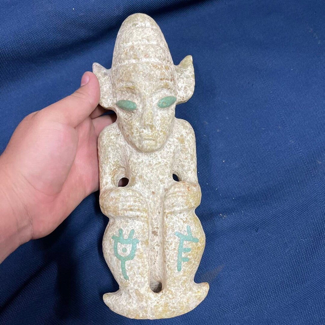 Spectacular Antique Old Rare Chinese Jade Stone Carving Rare Big Figure ...