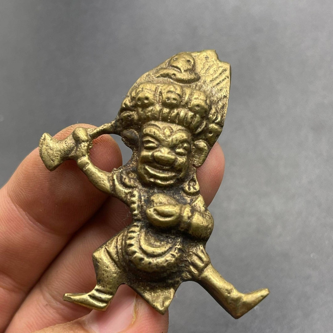 Ancient Near Eastern Bronze Joker Amulet: Carved Wearable Pendant - Etsy