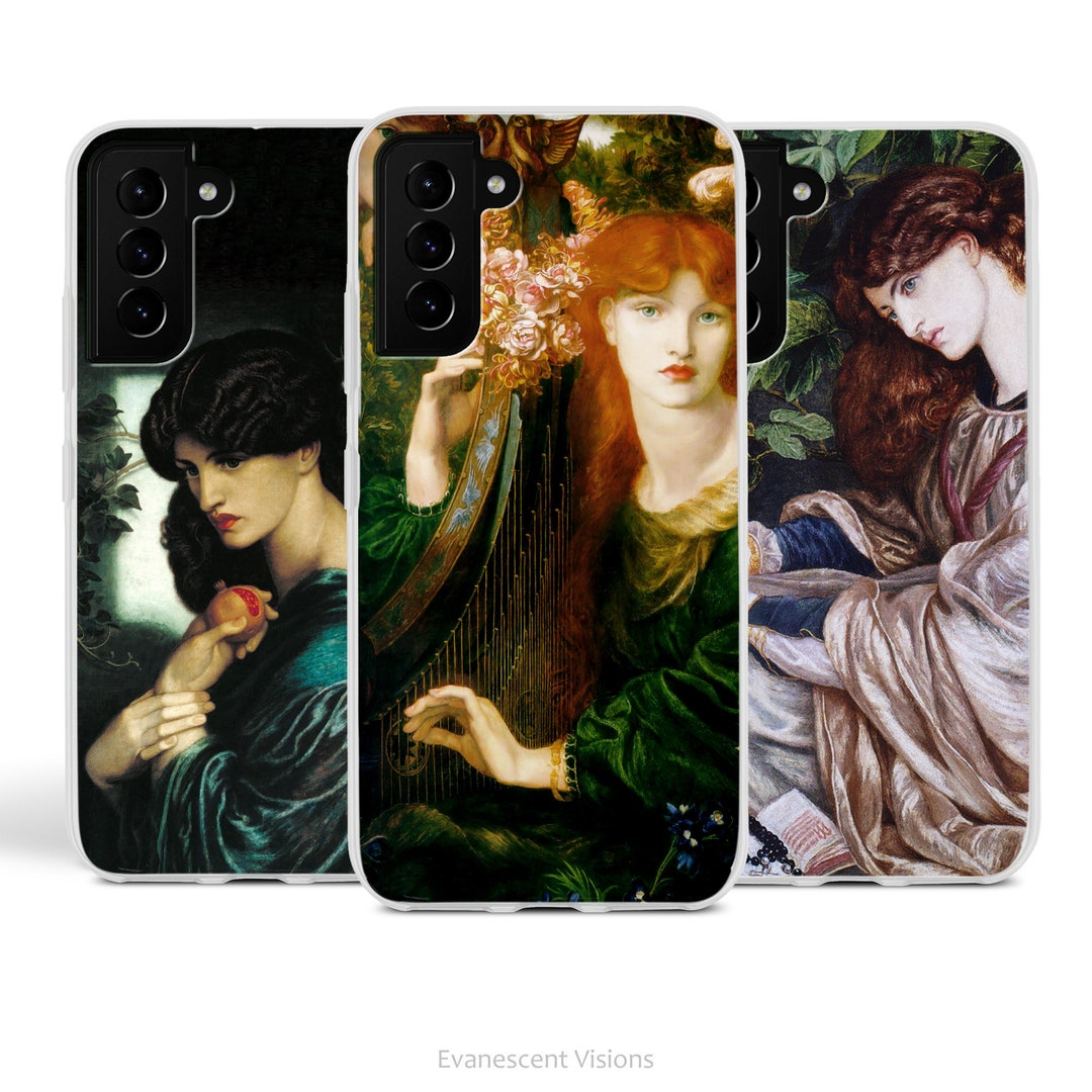 Rossetti Women Art Phone Case, Fits Samsung S25, S22, S21, S20, S10, S9 ...
