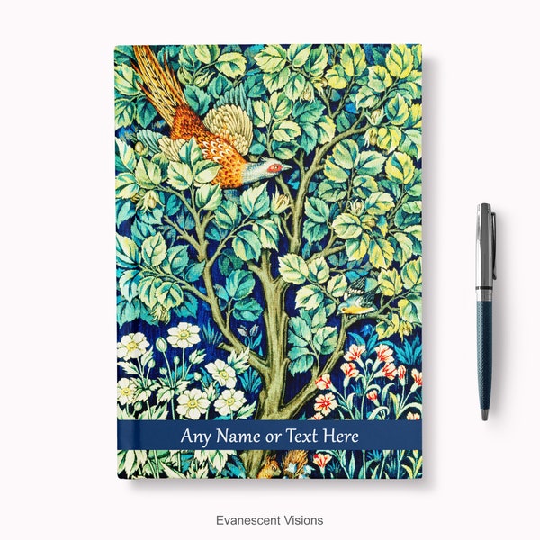 William Morris Personalised Notebook - Etsy UK