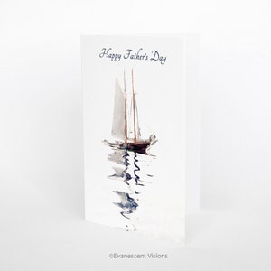 Nautical Father's Day Card, Happy Fathers Day Fine Art Card ...