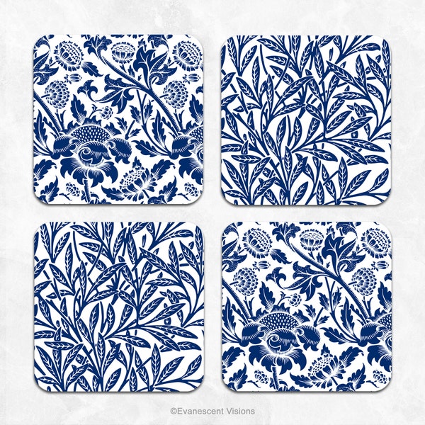 Blue Coasters - Etsy UK