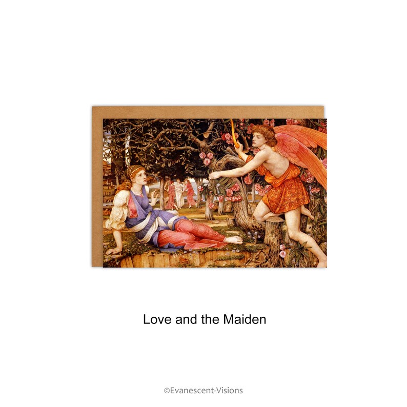 Pre-raphaelite Love Cards, Personalised or Blank, Valentine ...