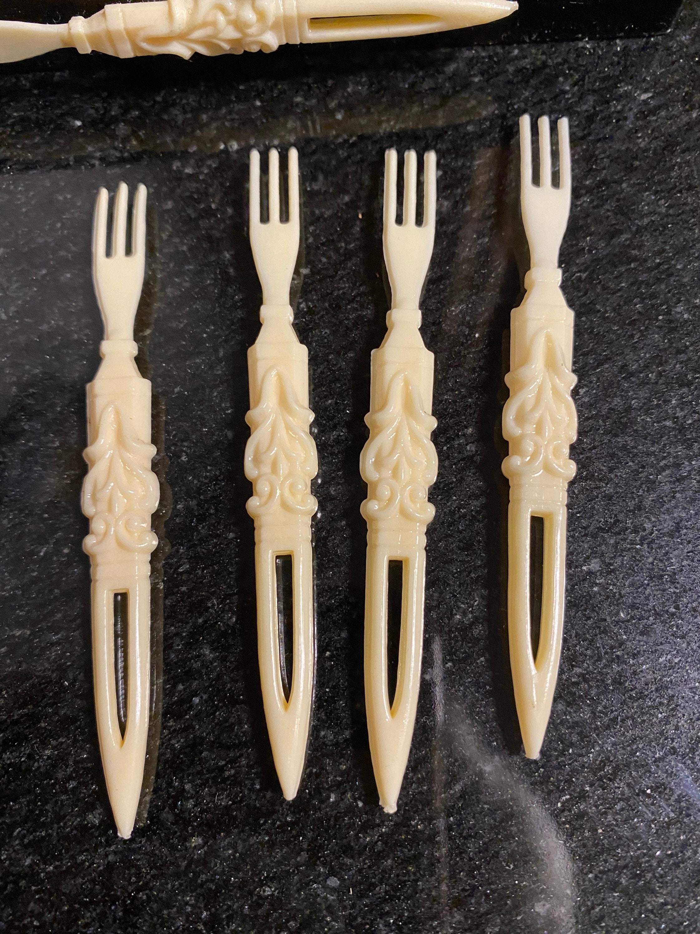 Vintage Party Forks Hong Kong Trading Co Plastic party forks | Etsy