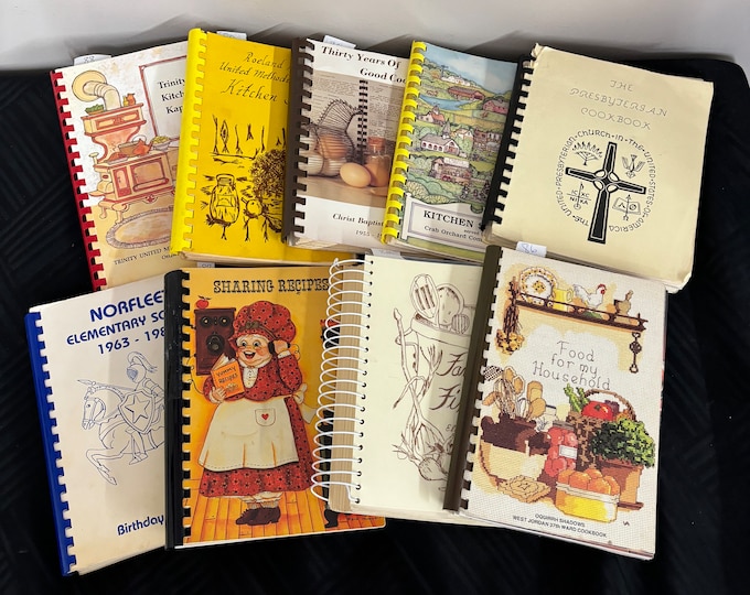 Vintage Southern Cookbook Collection / Country Cooking / Church ...