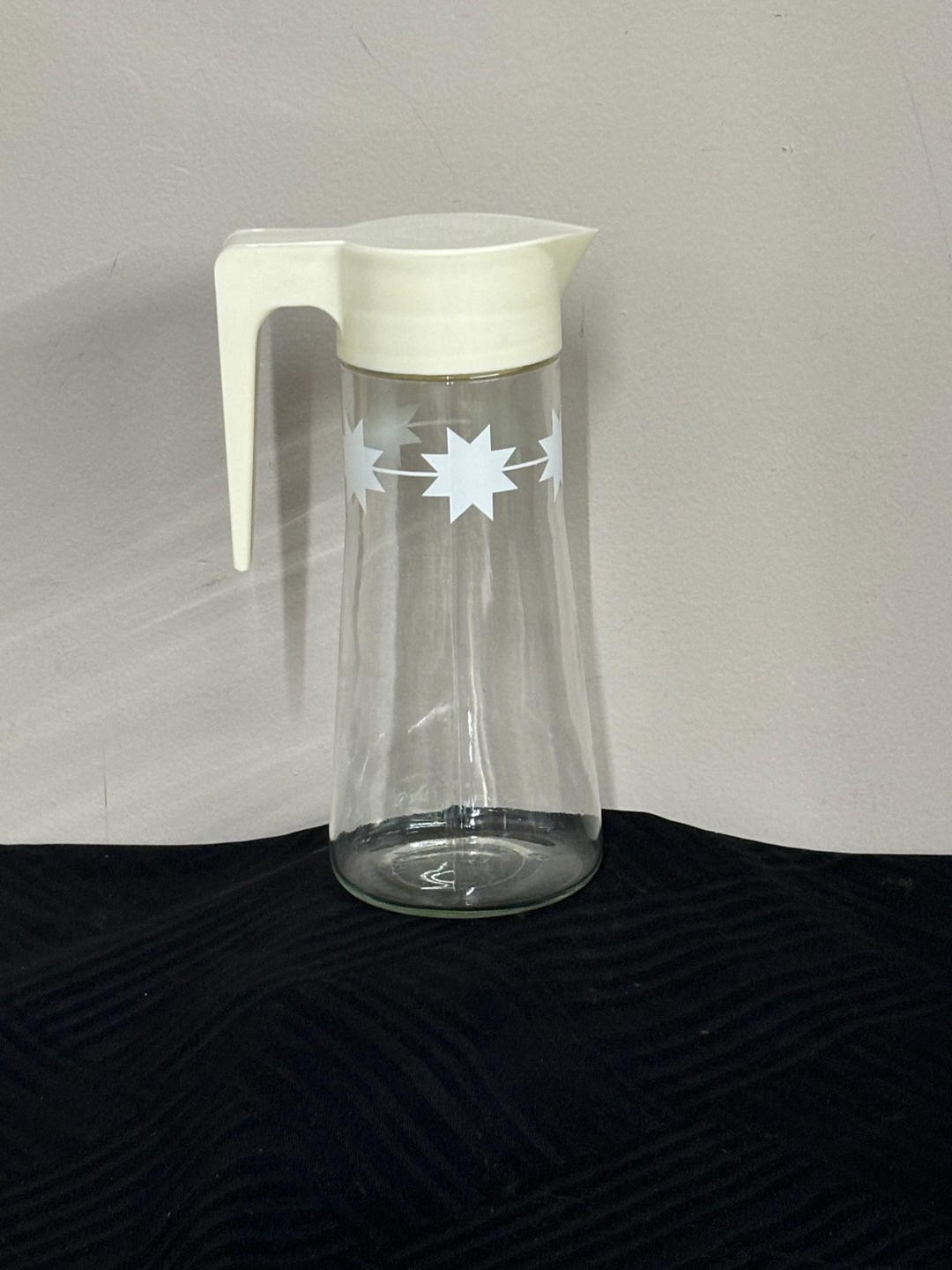Tang Anchor Hocking Starburst Pitcher / Vintage Tang Atomic Star ...