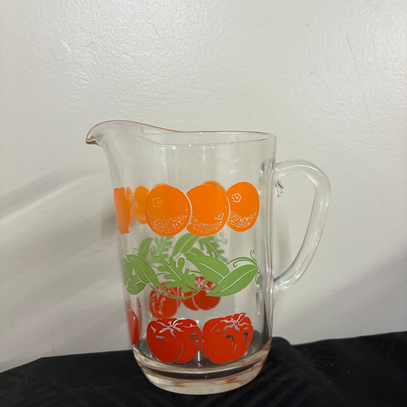 Glass Juice Pitcher - Etsy