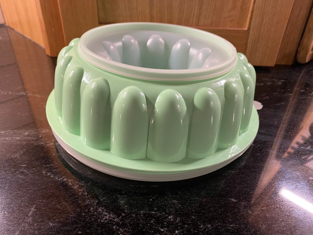 Vintage Tupperware Gelatin Mold- 3 Piece Jello Mold- Tupperware Jello ...