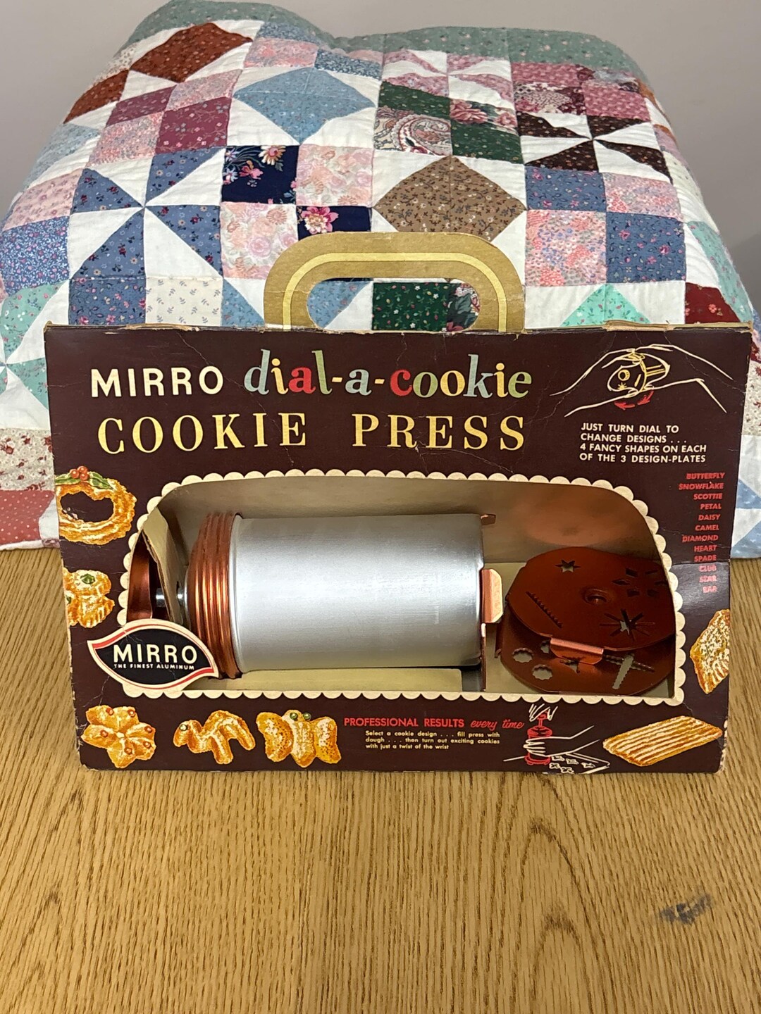 Mirro Dial-a-cookie Cookie Press -vintage 1960’s- Vintage Cookie Press ...