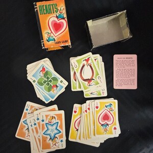 Vintage Rummy and Hearts Card Games / 1930’s Animal Rummy / Whitman ...