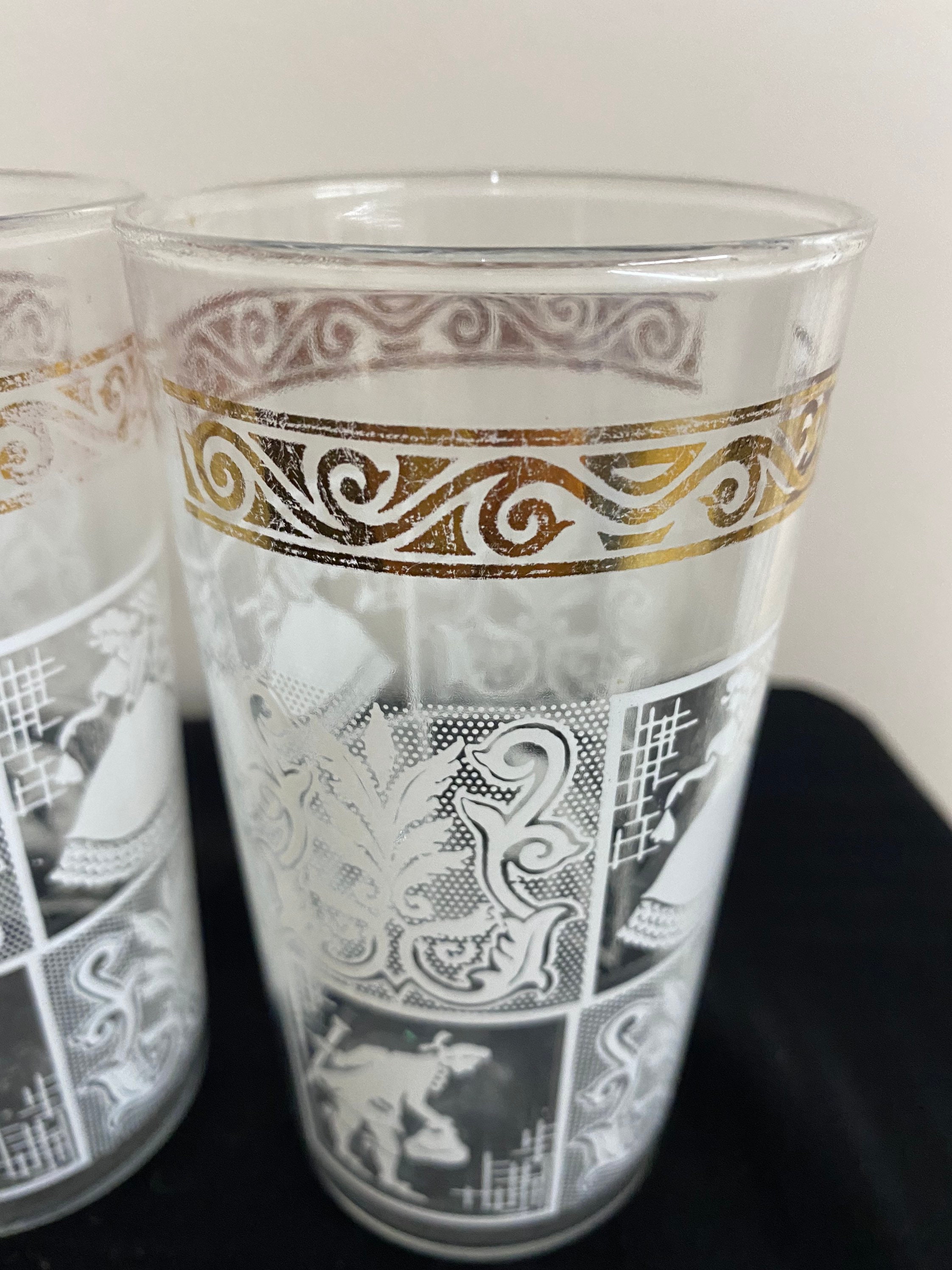 Anchor Hocking Colonial Pattern Drinking Glasses 8oz | Etsy