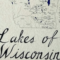 Wisconsin Wineries Map - Etsy