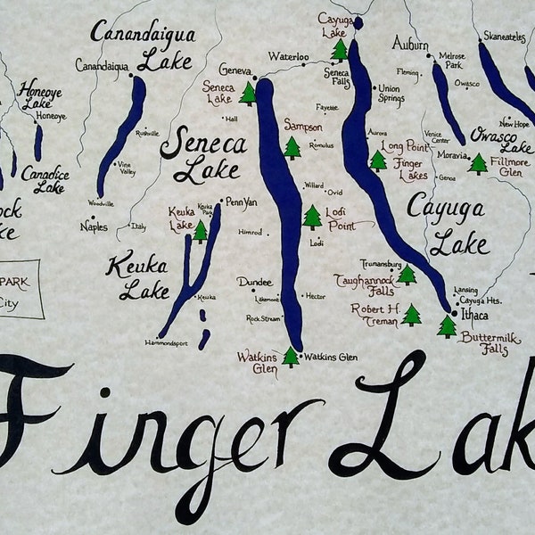 Finger Lakes - Etsy