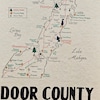 Door County Map 1917 - Nautical Chart Print - Etsy