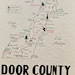 Door County Map 11x17 - Etsy