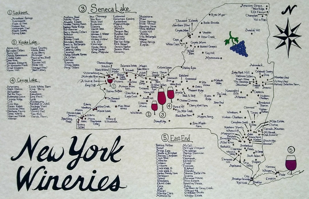 Map Of Wineries Ohio