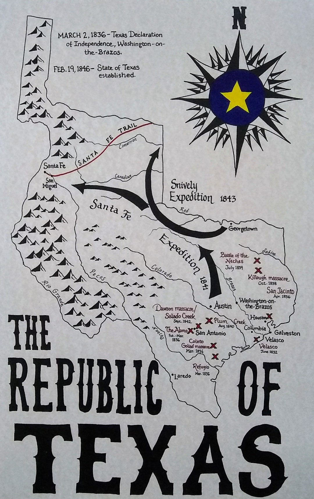 Battle Of Goliad Map