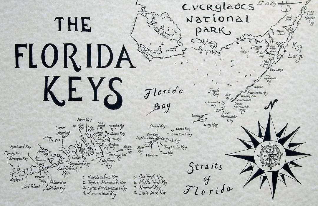 Florida Keys Map In Details