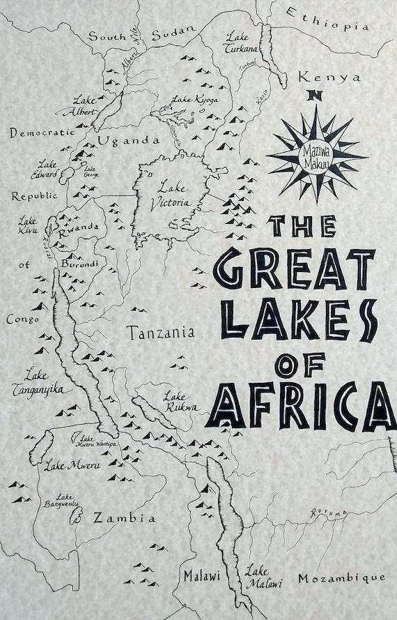 Lake Albert On Map Of Africa