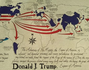 Donald Trump Map - Etsy