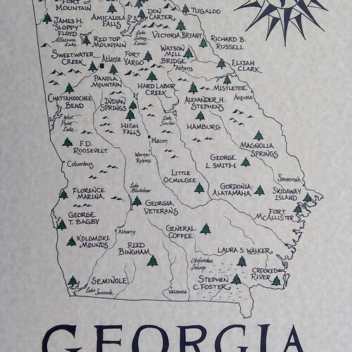 Minnesota State Parks Map - Etsy