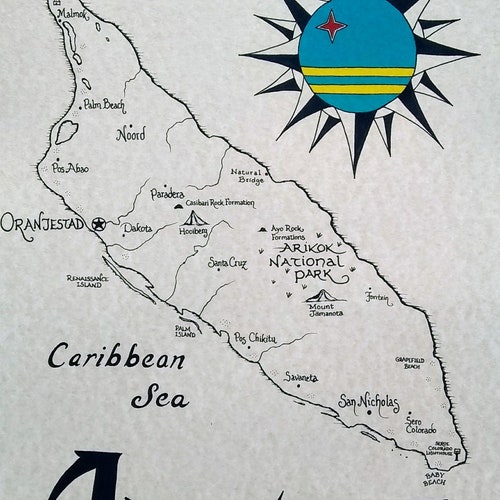 Beowulf Hand Drawn Map - Etsy