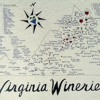 Wisconsin Wineries Map - Etsy