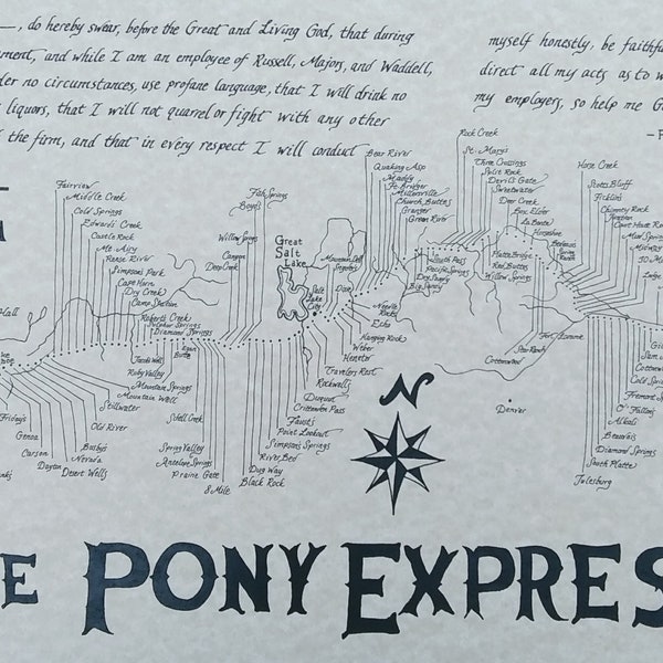 Pony Express Mail - Etsy