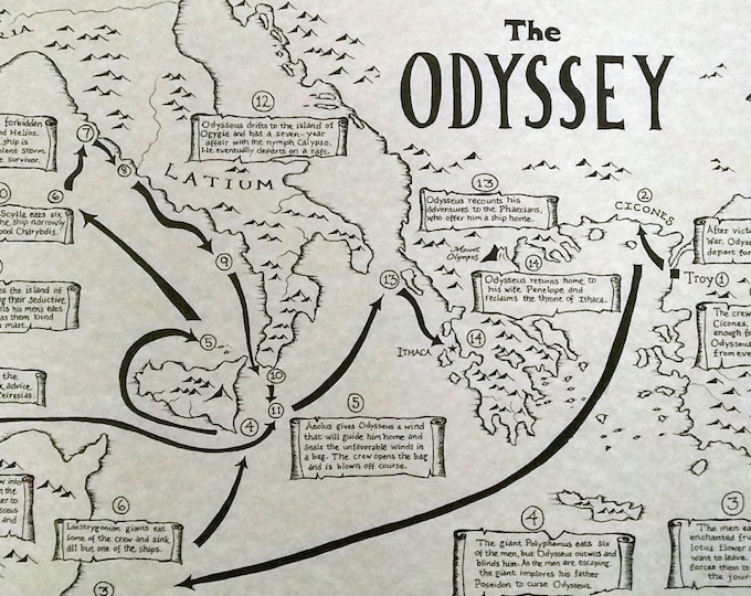 Odyssey Map - Etsy