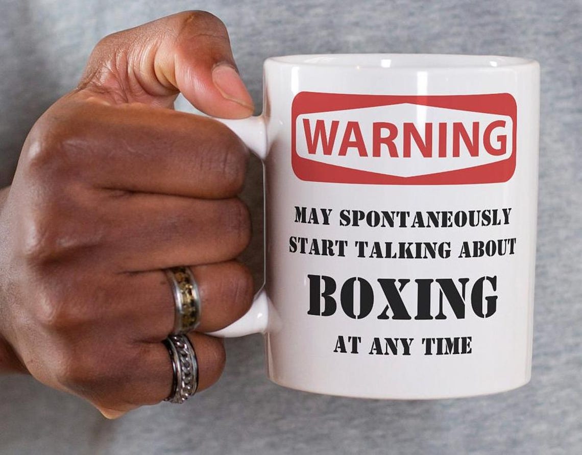 Boxing Mug Gift for Enthusiasts & Fans Perfect for Boxers, Boxing Lover ...