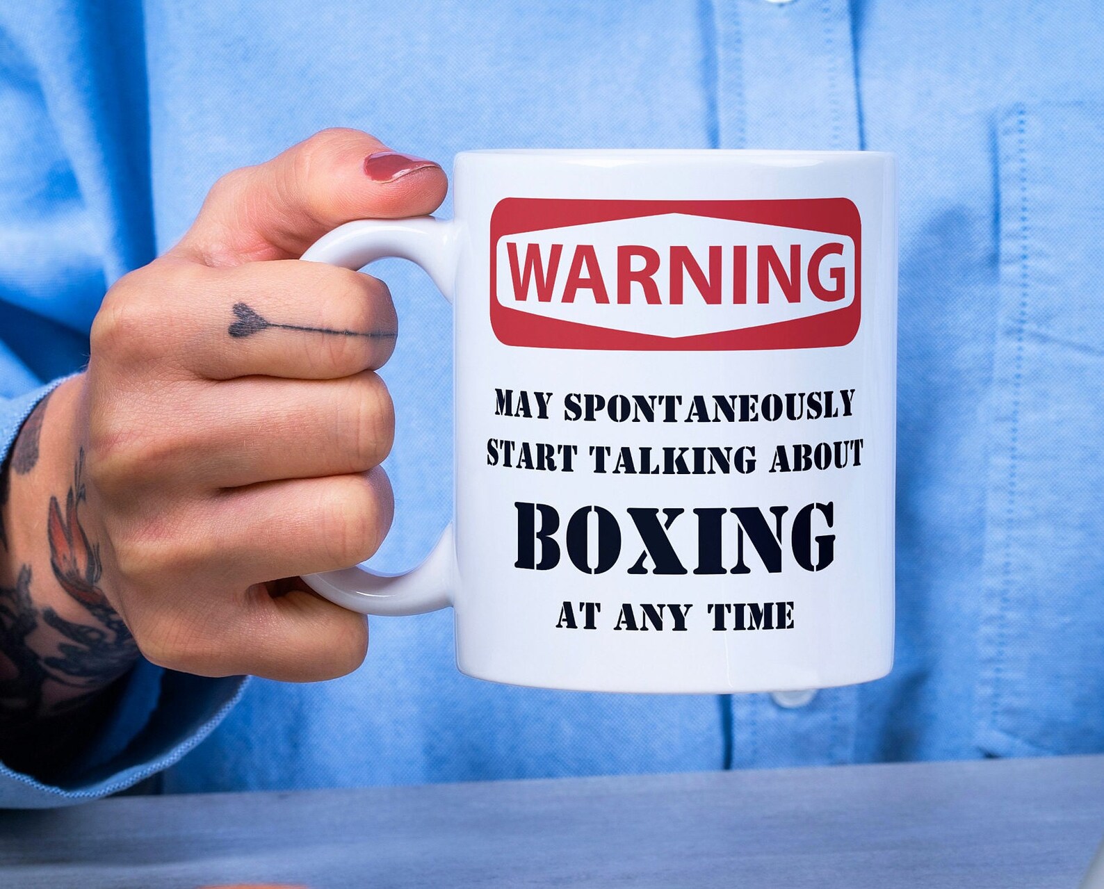 Boxing Mug Gift for Enthusiasts & Fans Perfect for Boxers, Boxing Lover ...