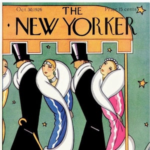 New Yorker - Putting on the Ritz - by Stanley Reynolds - 1926 - Etsy
