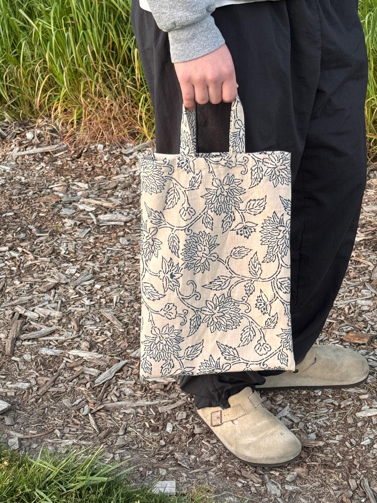 Handmade Floral Japanese Tote Bag - Etsy