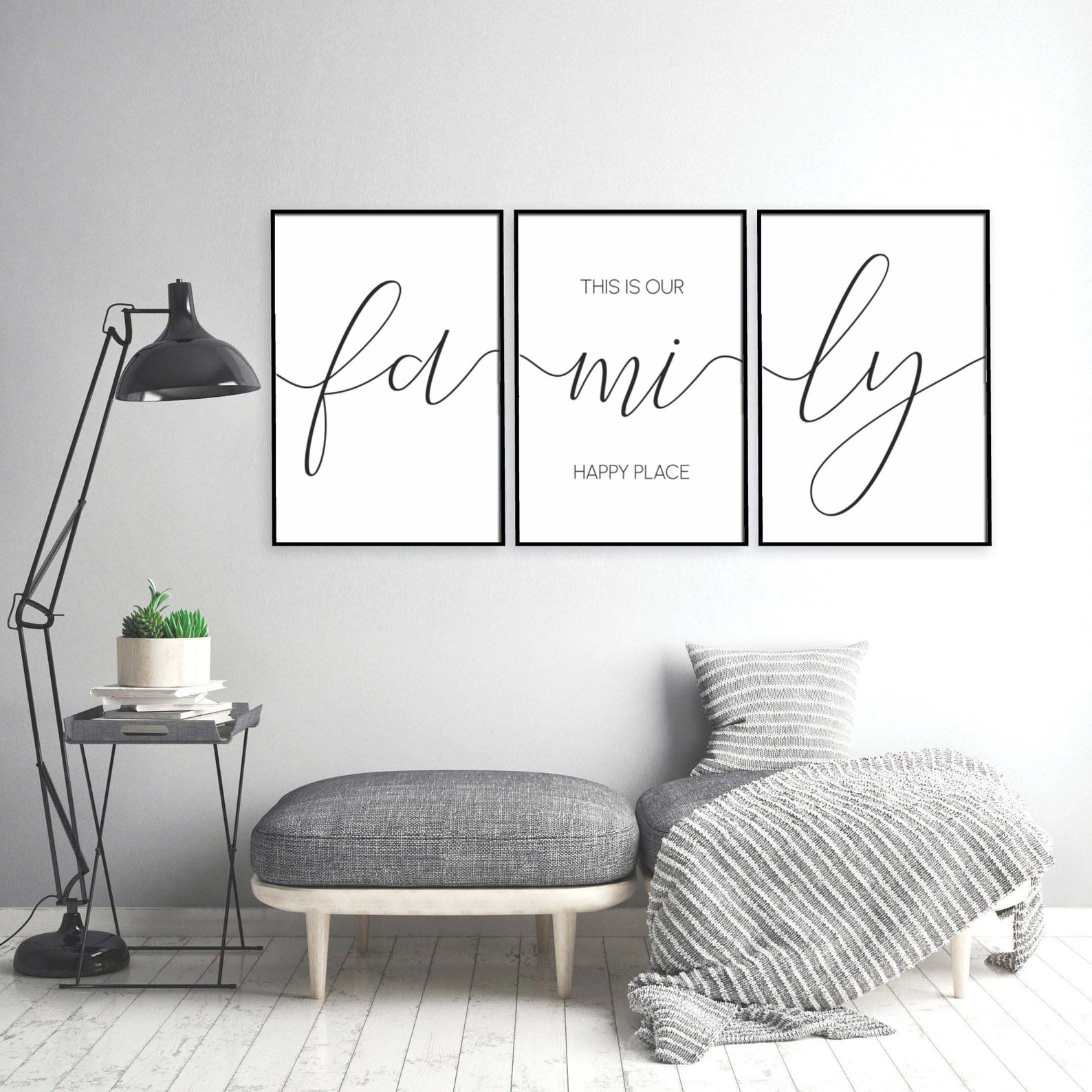 Family This is Our Happy Place Printable Set of - Etsy