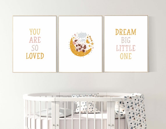 Kids/nursery Room Boho Printable Set of 3 You Are so - Etsy