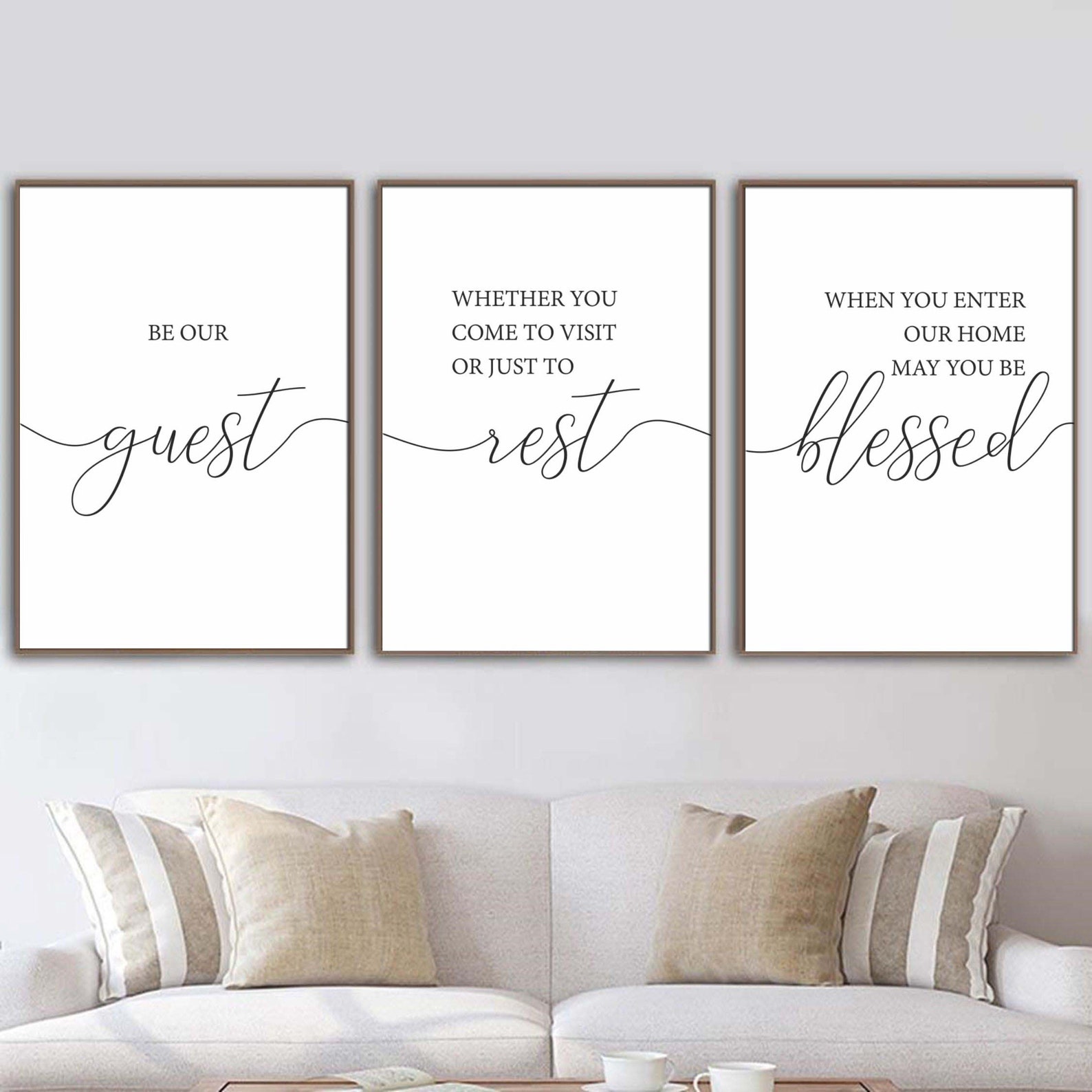 Be Our Guest Come to Rest May You Be Blessed Guest Room Signs Printable ...