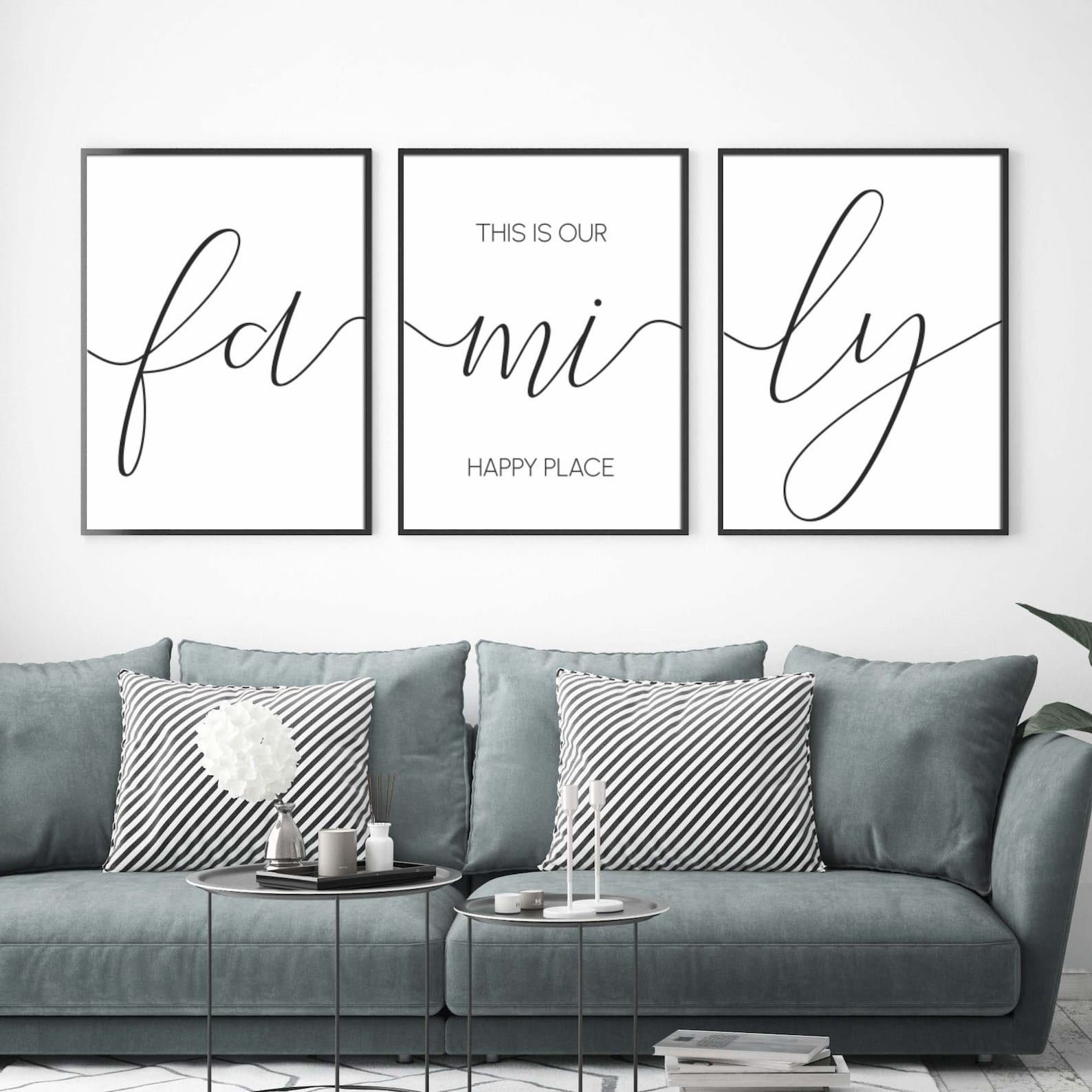 Family This is Our Happy Place Printable Set of - Etsy