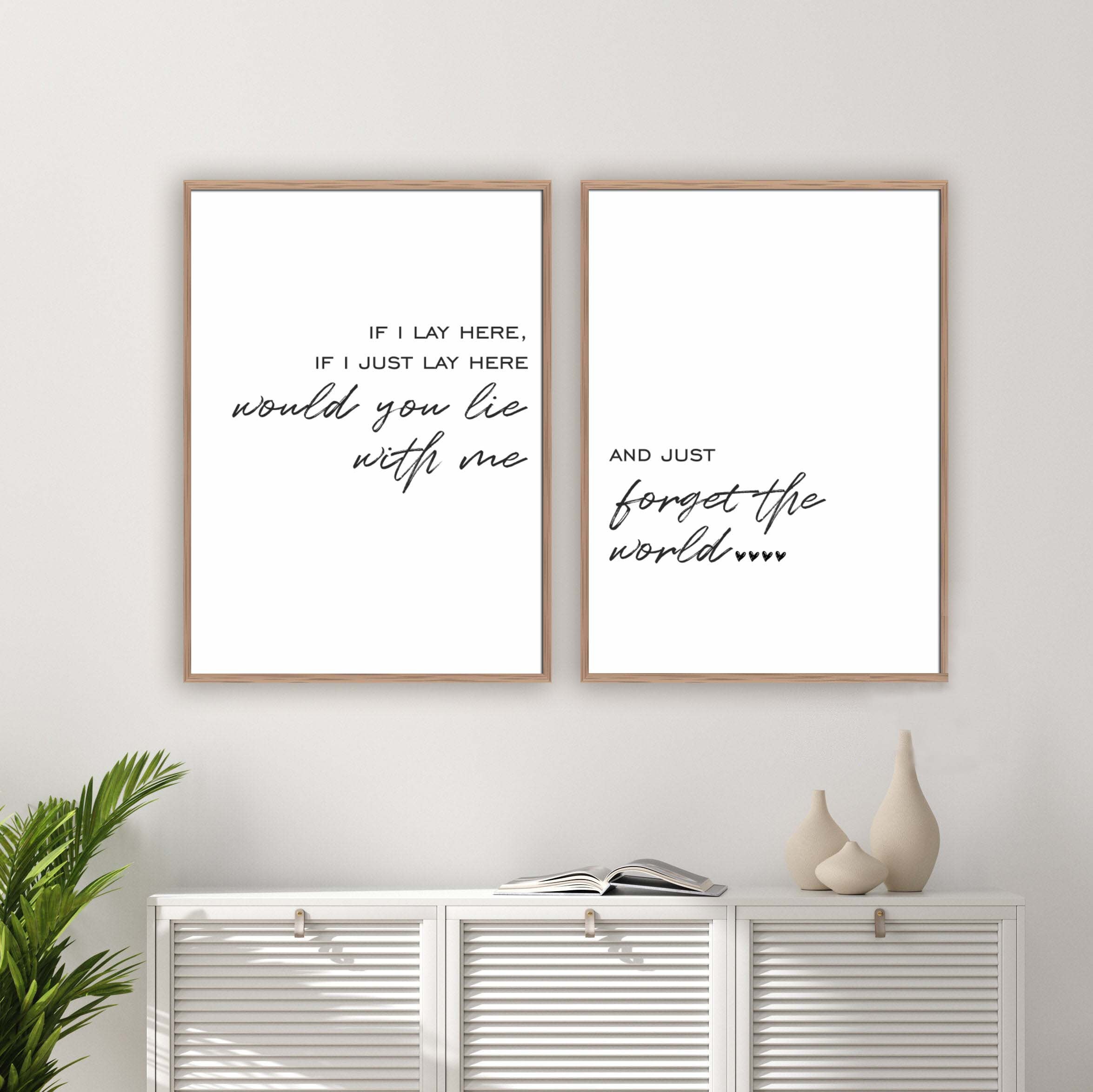 If I Lay Here Would You Lie With Me Song/lyrics Wall Art,couple Bedroom ...
