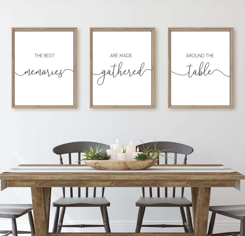 The Best Memories Are Made Gathered Around the Table Printable - Etsy UK