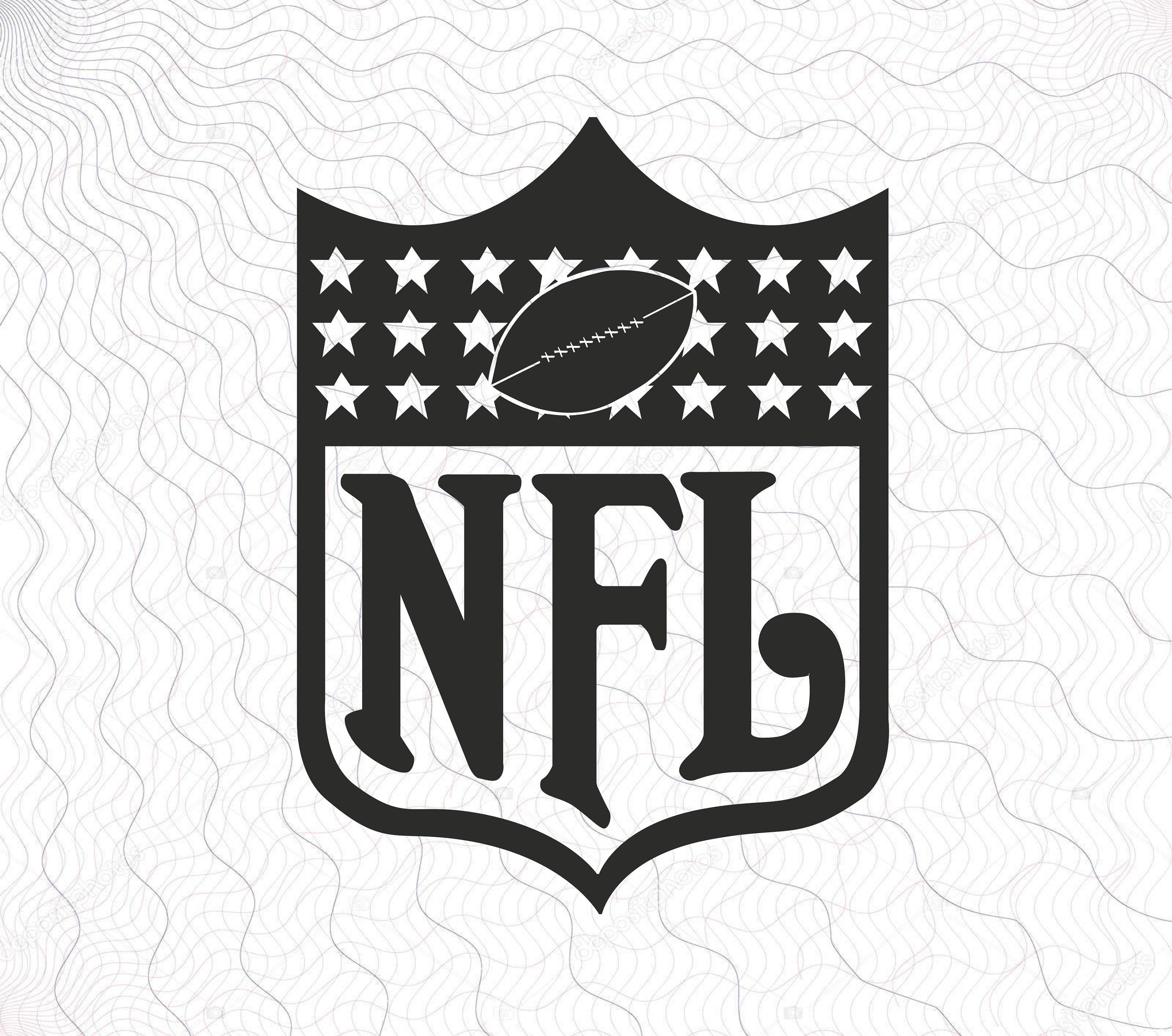 NFL Logo SVG NFL Logo Clipart National Football League Cut | Etsy