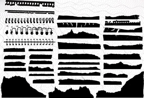 Edges SVG Bundle Clipart Edges Cut Files For Silhouette | Etsy