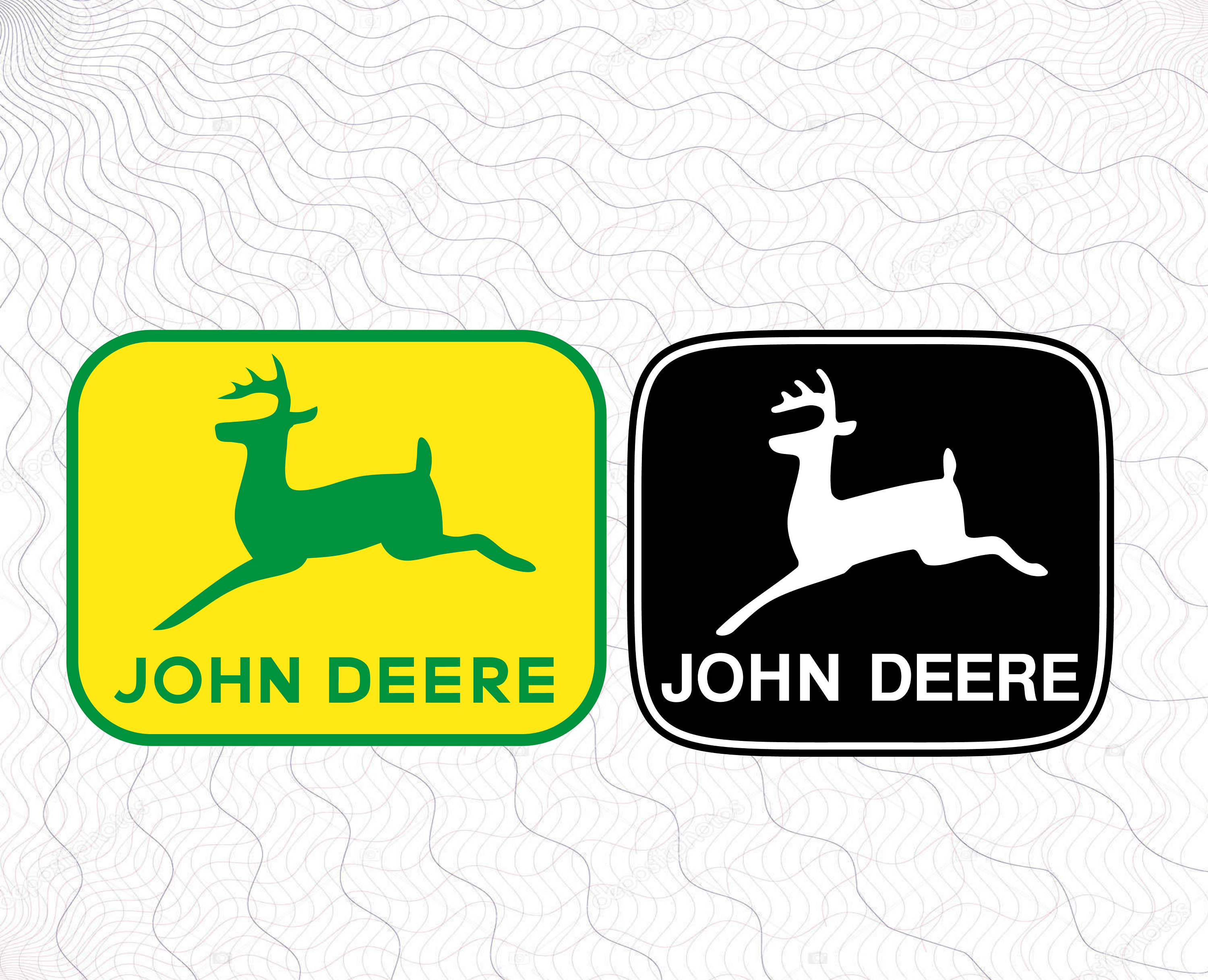 John Deere Logo SVG John Deere Logo Clipart John Deere Cut | Etsy