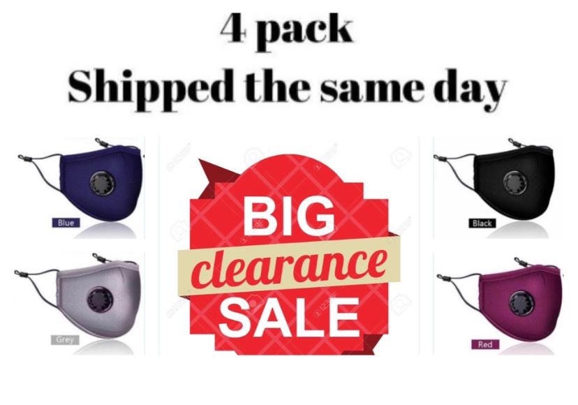 4 Pack Face Mask With Nose Wire - Multi Layers - Personalized Mask ...