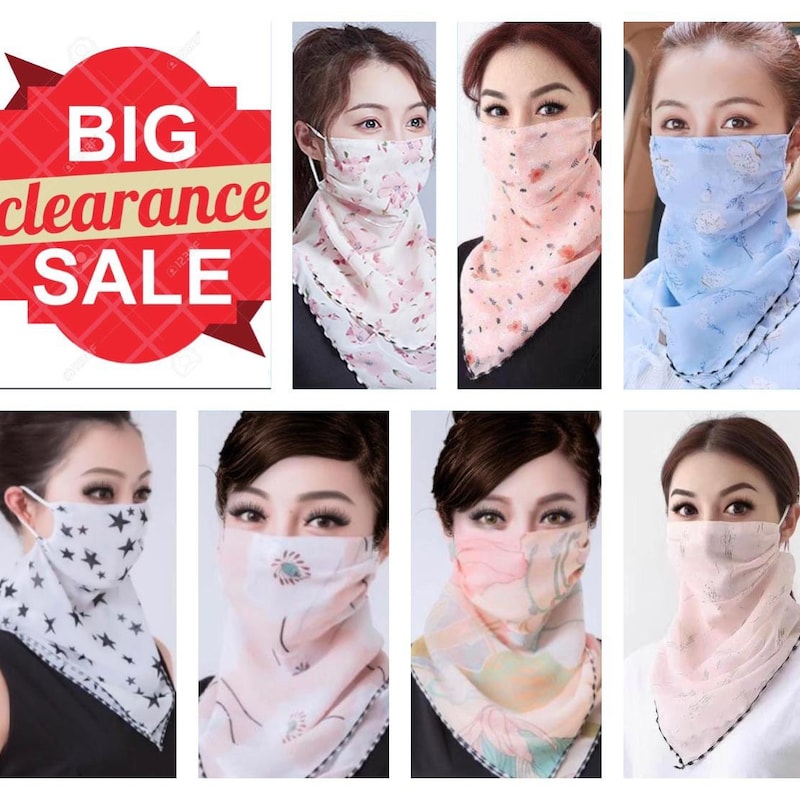 Face Mask Scarf Ear Loops - Etsy