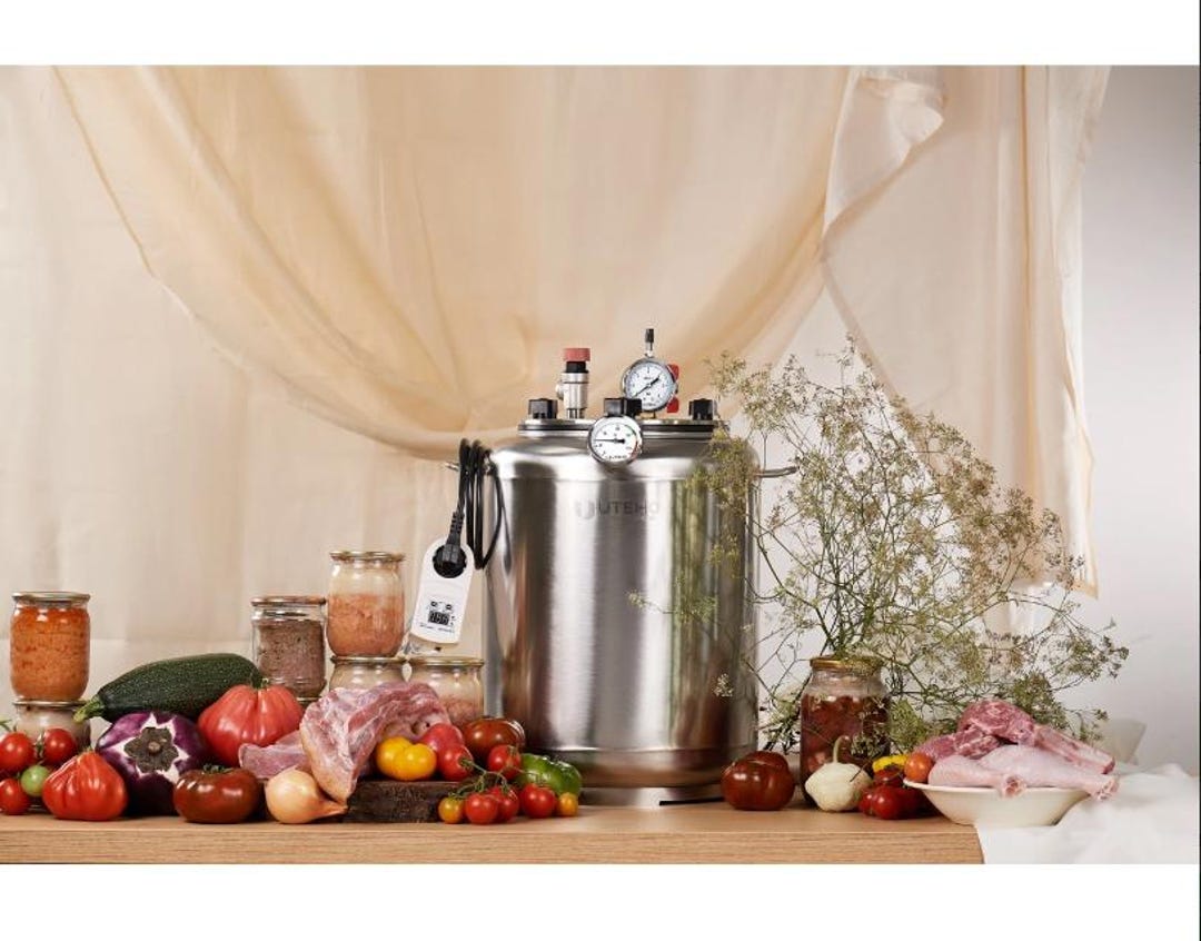 Stainless Steel Gas Autoclave A16 Jar Capacity Home Canning ...