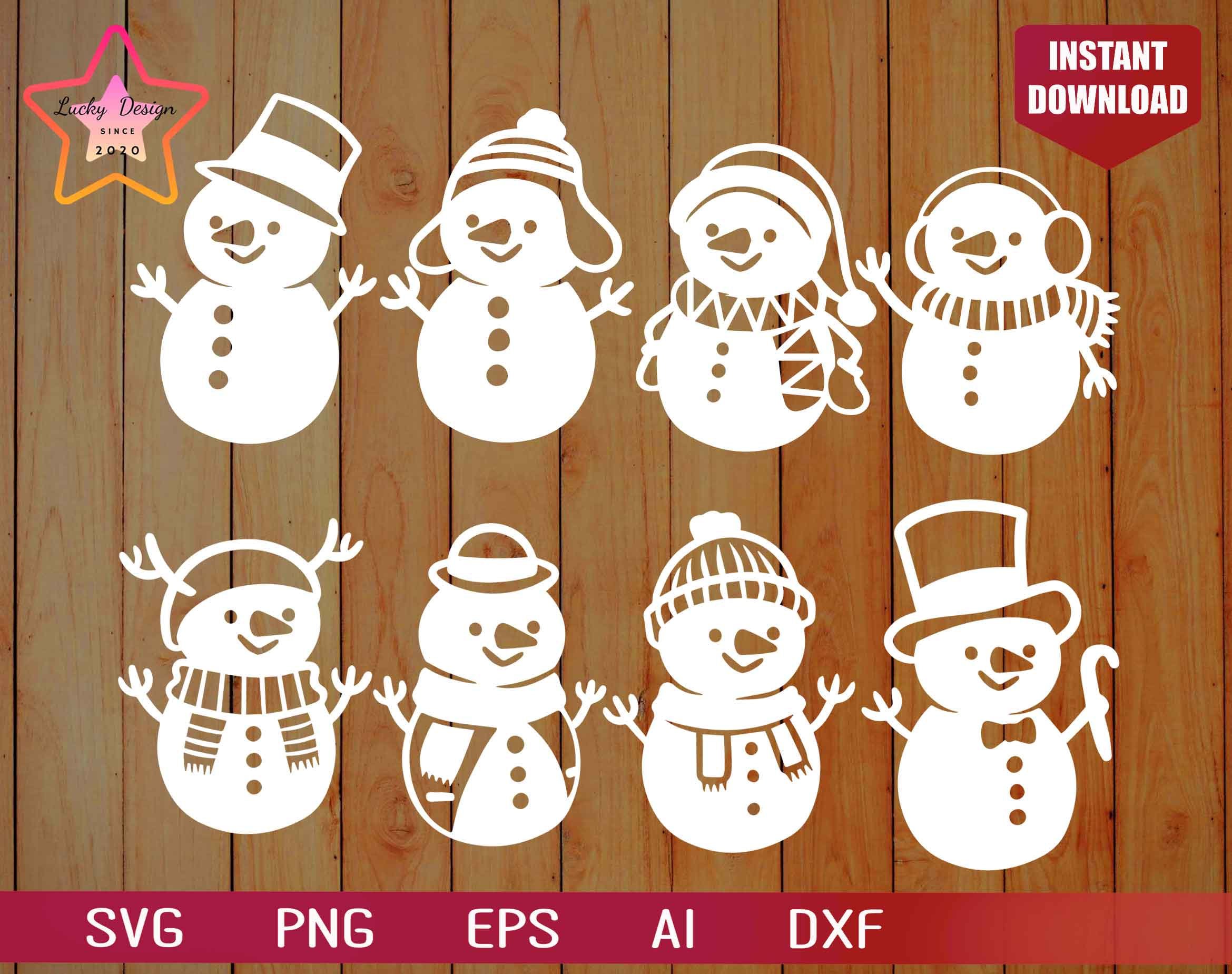 Bundle Christmas Svg Snowman Svg Christmas Svg Funny Snowman Svg ...