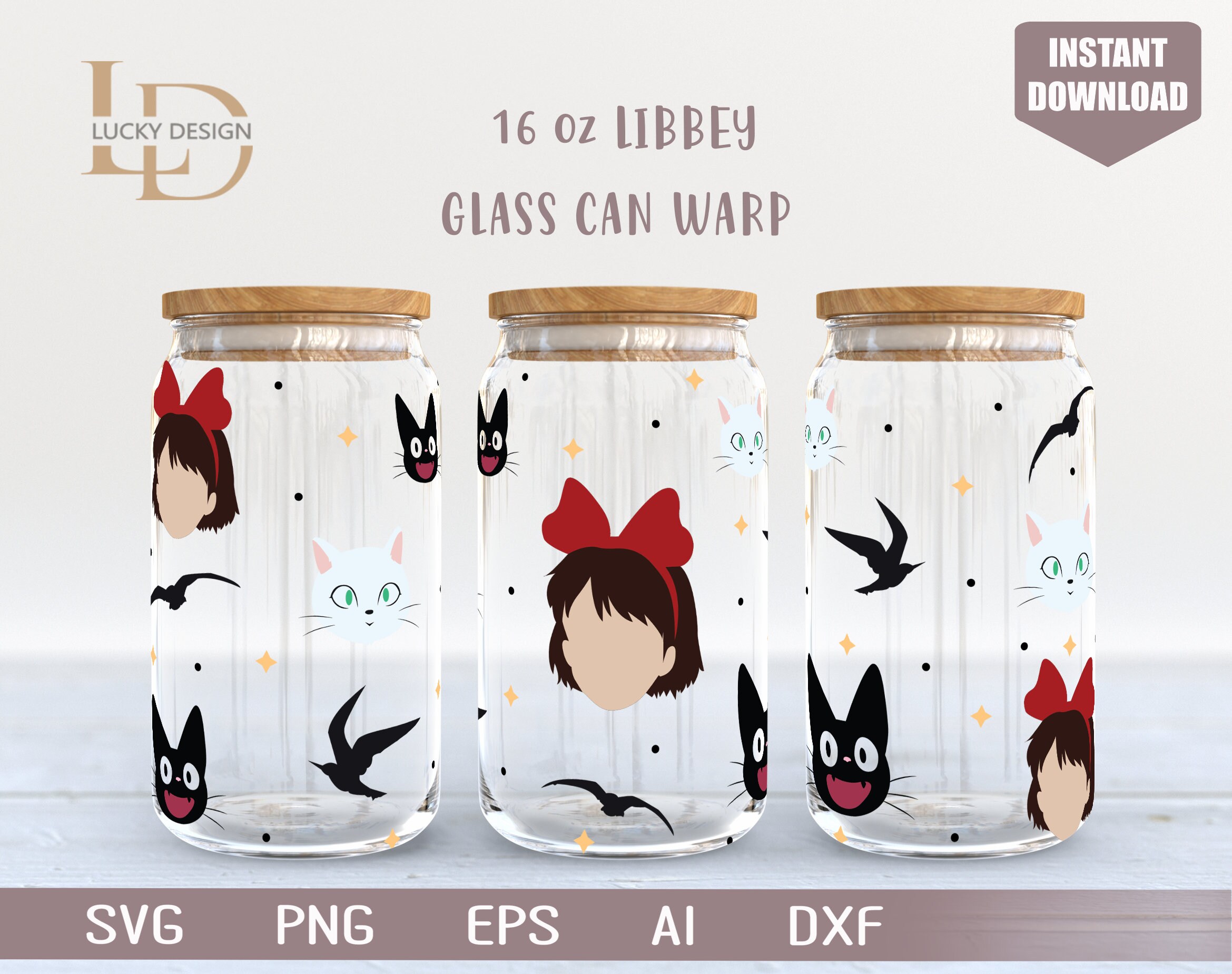 Dibujos animados svg 16 Oz Glass Can Warp libbey / Anime Svg /Game SVG ...