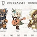 Dnd 12 RPG Classes Bundle Svg | Snowman Svg | DND Classes Svg | RPG ...