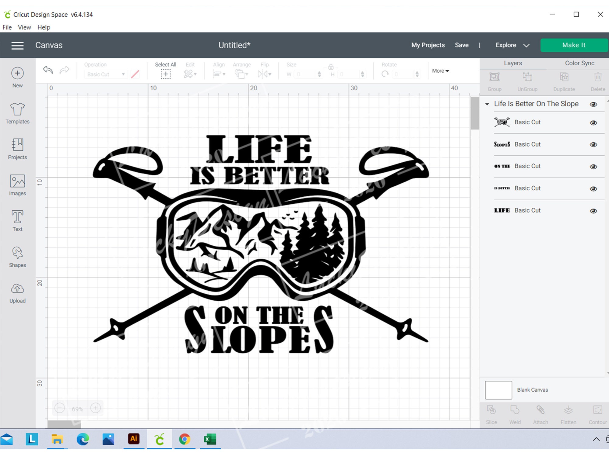 Life is Better on the Slopes Svg a Cool Design for Snowboard - Etsy