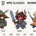 Dnd 12 RPG Classes Bundle Svg | Snowman Svg | DND Classes Svg | RPG ...